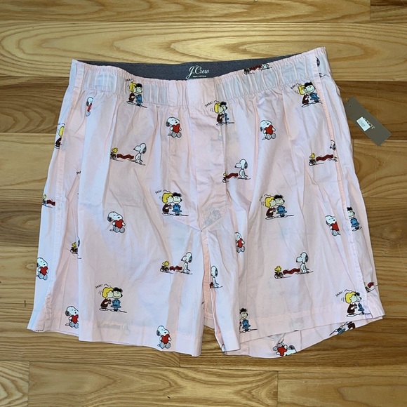 J. Crew | Underwear & Socks | Jcrew Peanuts Boxer Jcrew Boxers Snoopy ...